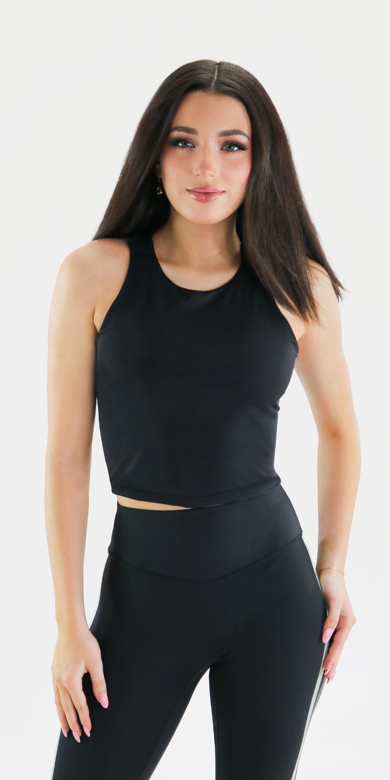 Onyx - Jet Set Crop | Miami Fitwear