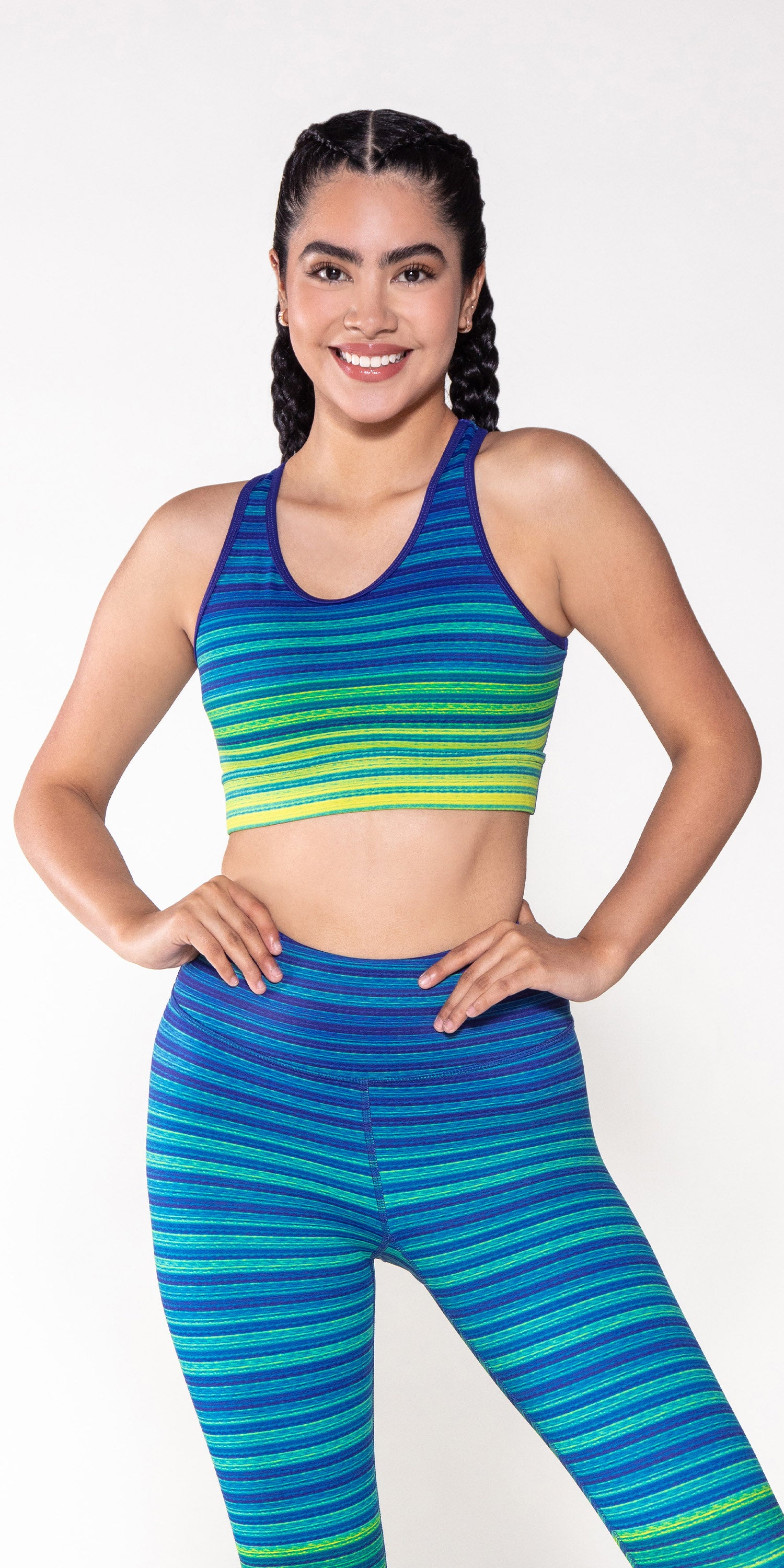 Spring Skyline - Classic Sports Bra | Miami Fitwear
